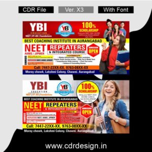 Institute Banner CDR File | Coaching Institute Banner CDR File ...
