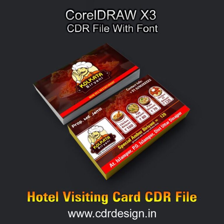Free Visiting Card Design CDR File - cdrdesign.in