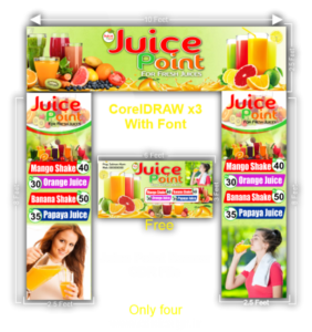 Juice Point Gate Banner CDR File || Gate Design Banner CDR File ...