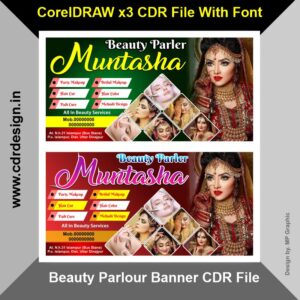Beauty Parlour Banner CDR File || Parlour Shop Flex Design CDR File ...