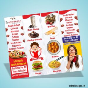 Fast Food Banner Design CDR File - cdrdesign.in