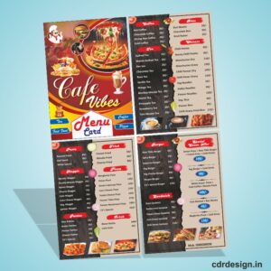 Fast Food Menu Card Design CDR File - cdrdesign.in