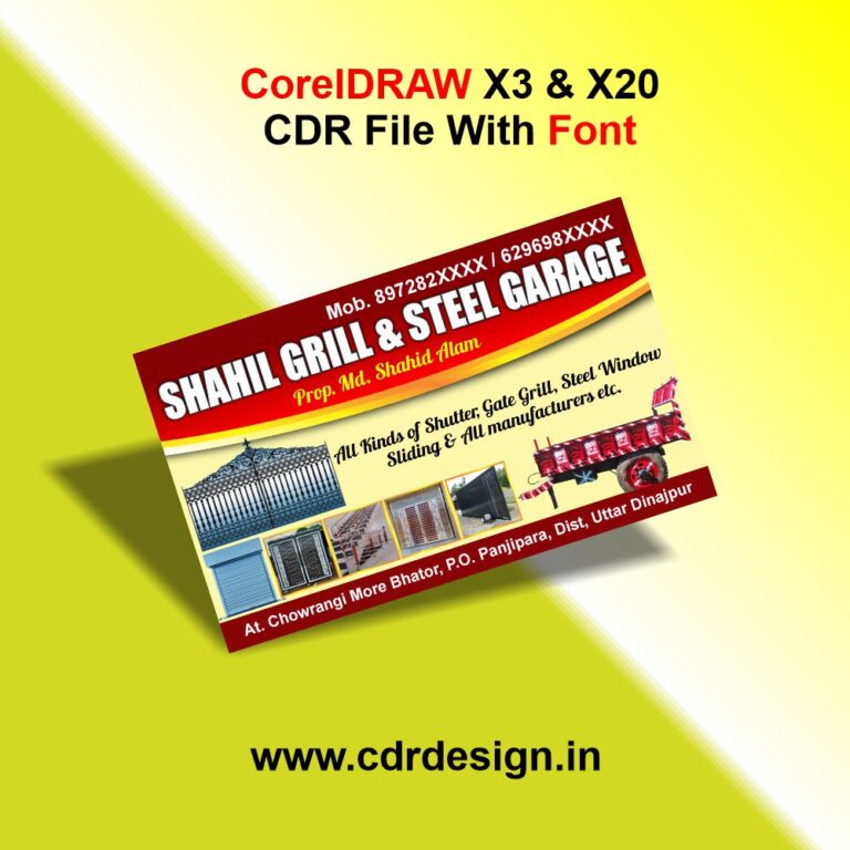 Free Visiting Card Design CDR File - cdrdesign.in