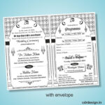 Muslim Wedding Card Design CDR File - cdrdesign.in