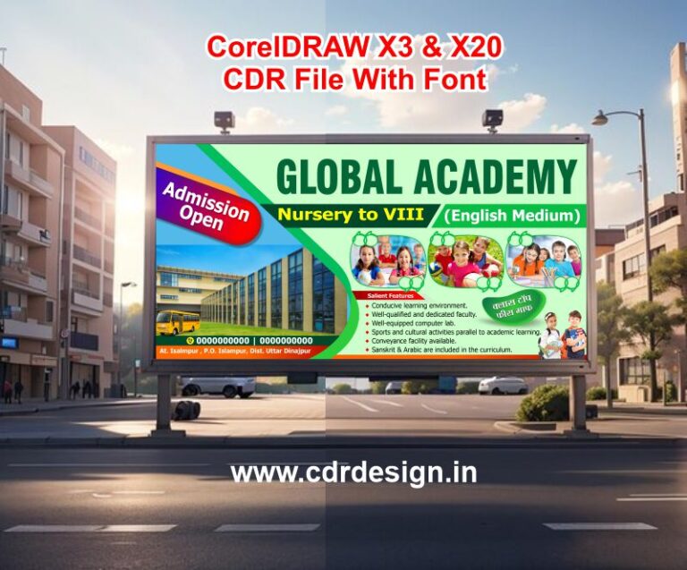 Academy Banner Design CDR File - cdrdesign.in