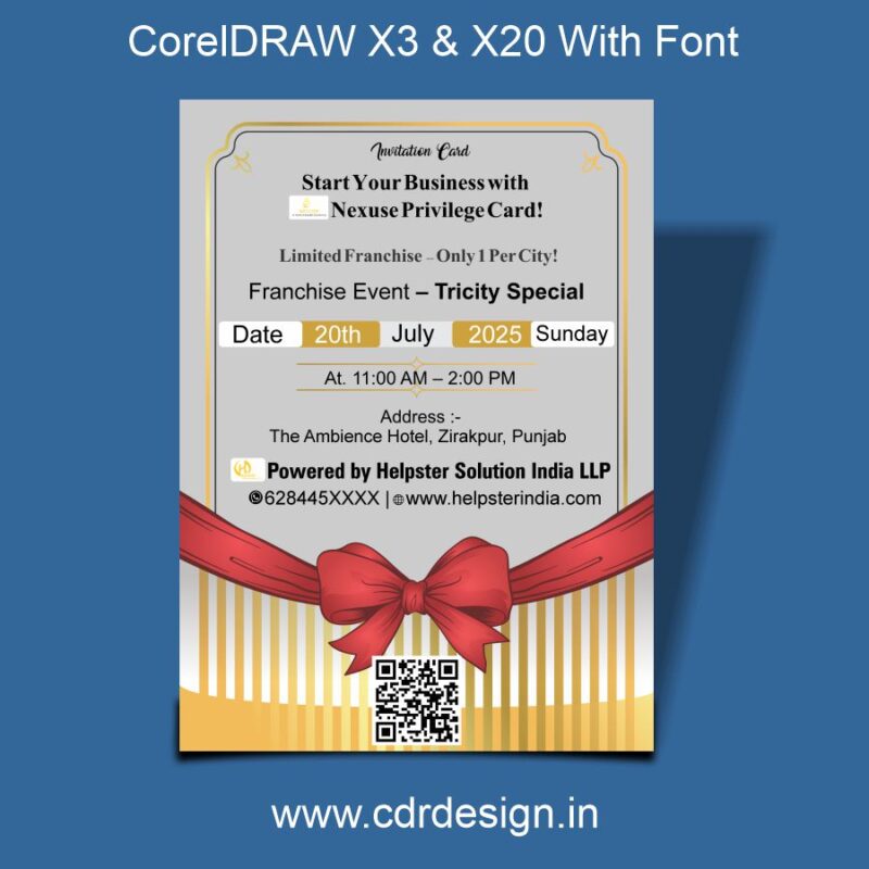 Free Visiting Card Design CDR File - cdrdesign.in