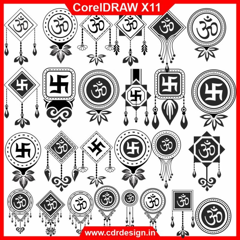 Om clipart 100 + Design CDR File - cdrdesign.in