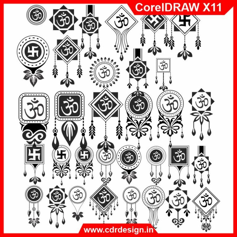 Om clipart 100 + Design CDR File - cdrdesign.in